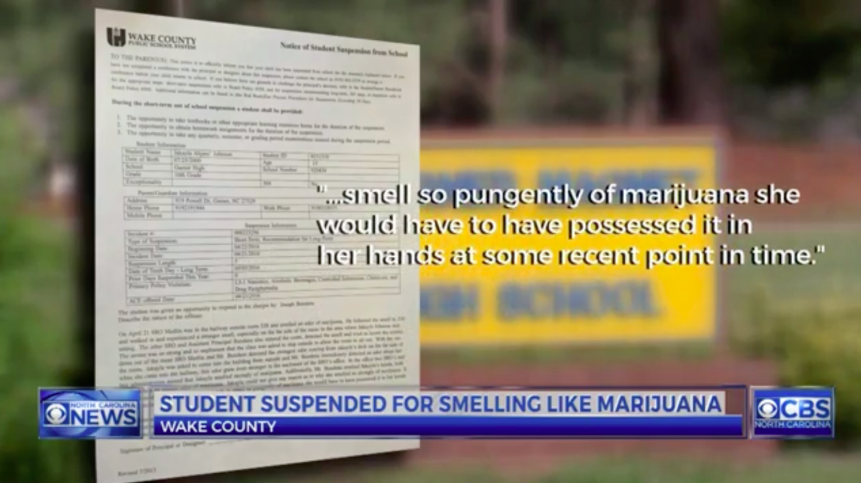 Student Suspended Because Her Fingers Smelled Like Weed - ATTN:
